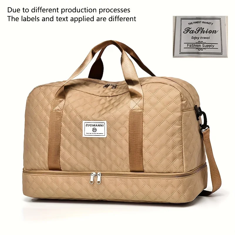 Deluxe Duffel Bag - Stylish and durable with waterproof divider, wet ...