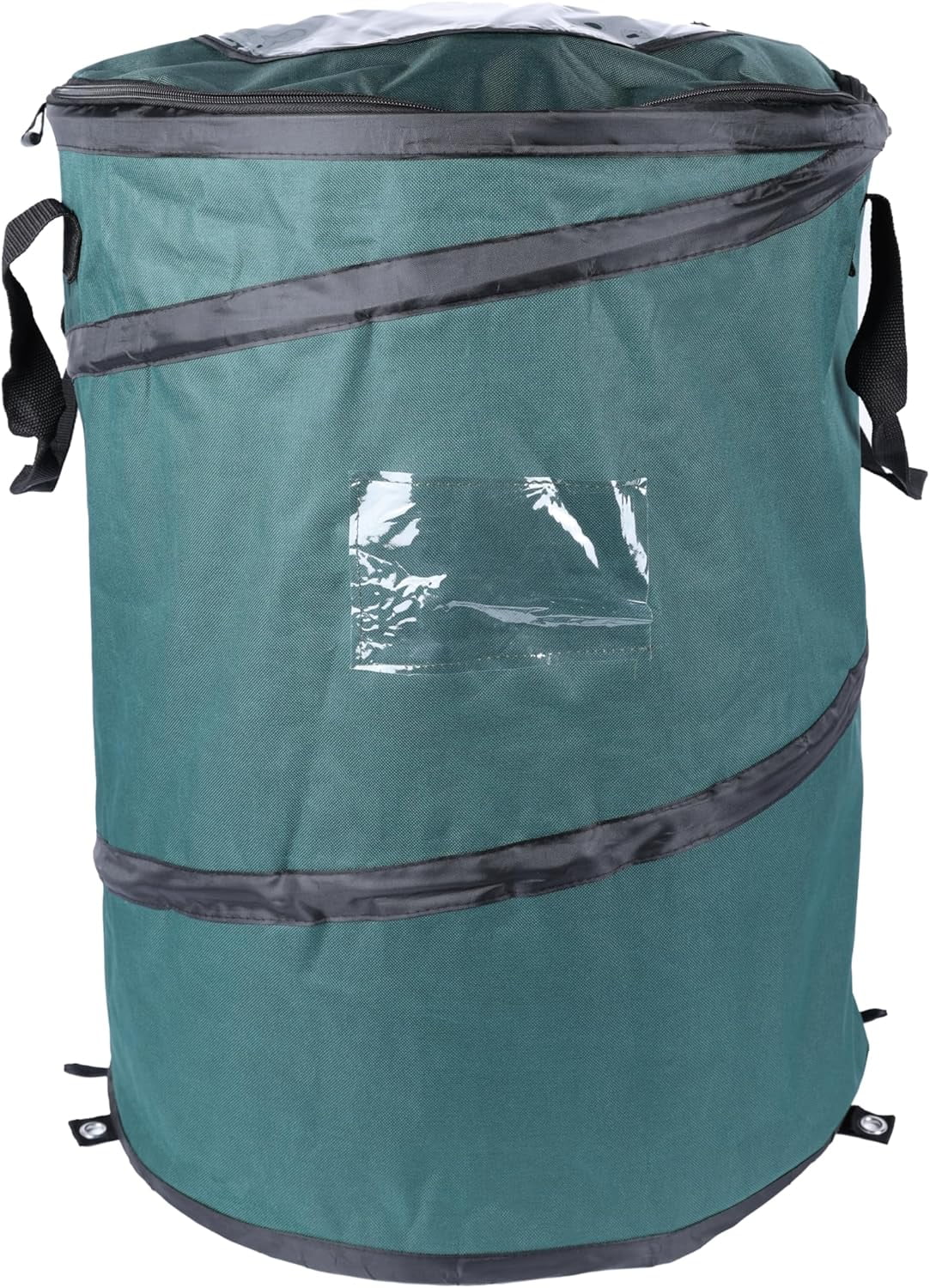 Deluxe Durable Pop-Up Trash Can – Collapsible Garbage Bin with Zippered ...