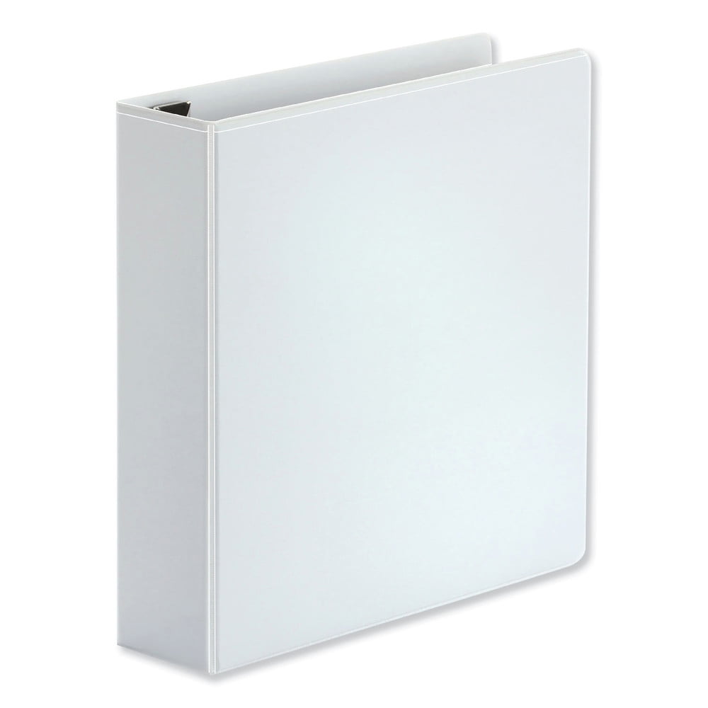 Universal Comfort Grip Deluxe Plus 2" 3-Ring View Binders D-Ring White ...
