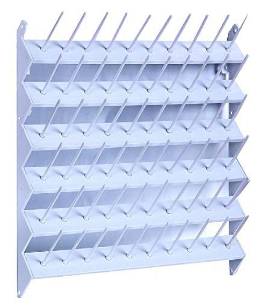 Deluxe Embroidex 60 Spool Cone Thread StandRack Organizer for Sewing ...