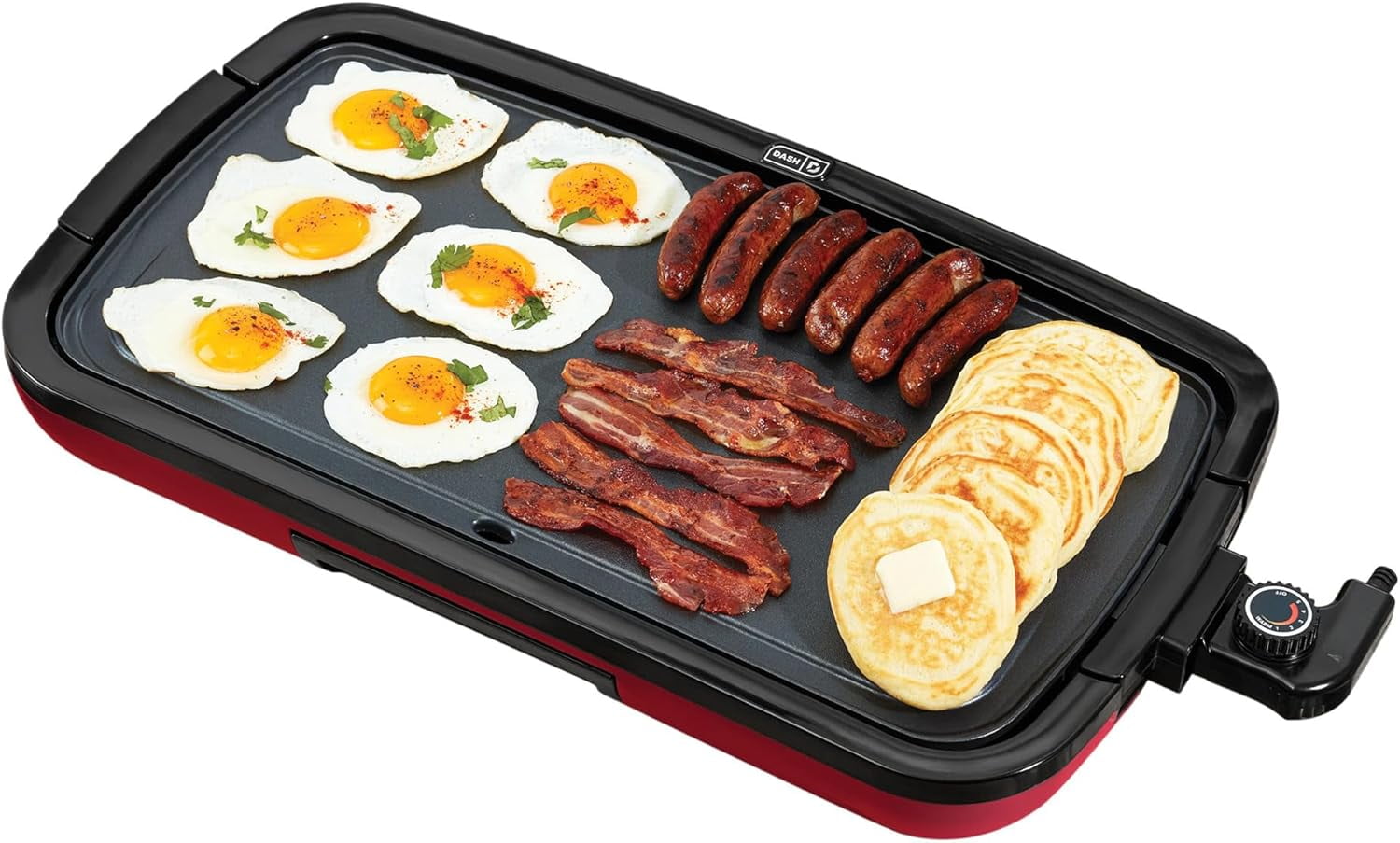 Deluxe Everyday Griddle with Dishwasher Safe Removable Nonstick Cooking ...