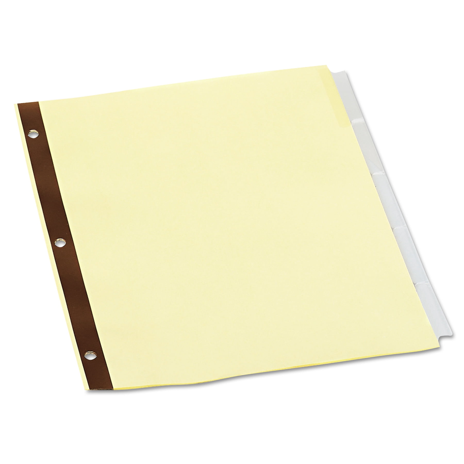 Deluxe Extended Insertable Tab Indexes, 5-Tab, 11 X 8.5, Buff, 24 Sets ...
