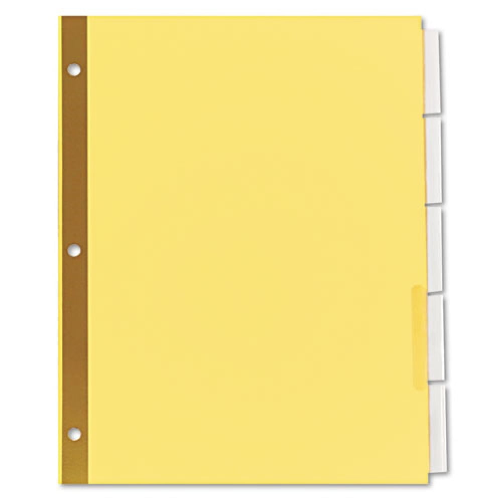 Universal UNV21875 11 in. x 8.5 in. 5-Tab Deluxe Extended Insertable ...