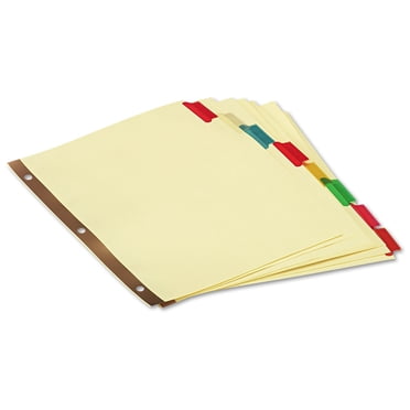 Tabbies, TAB54505, 8-Side Tab Medical Chart Index Set, 40 / Box ...