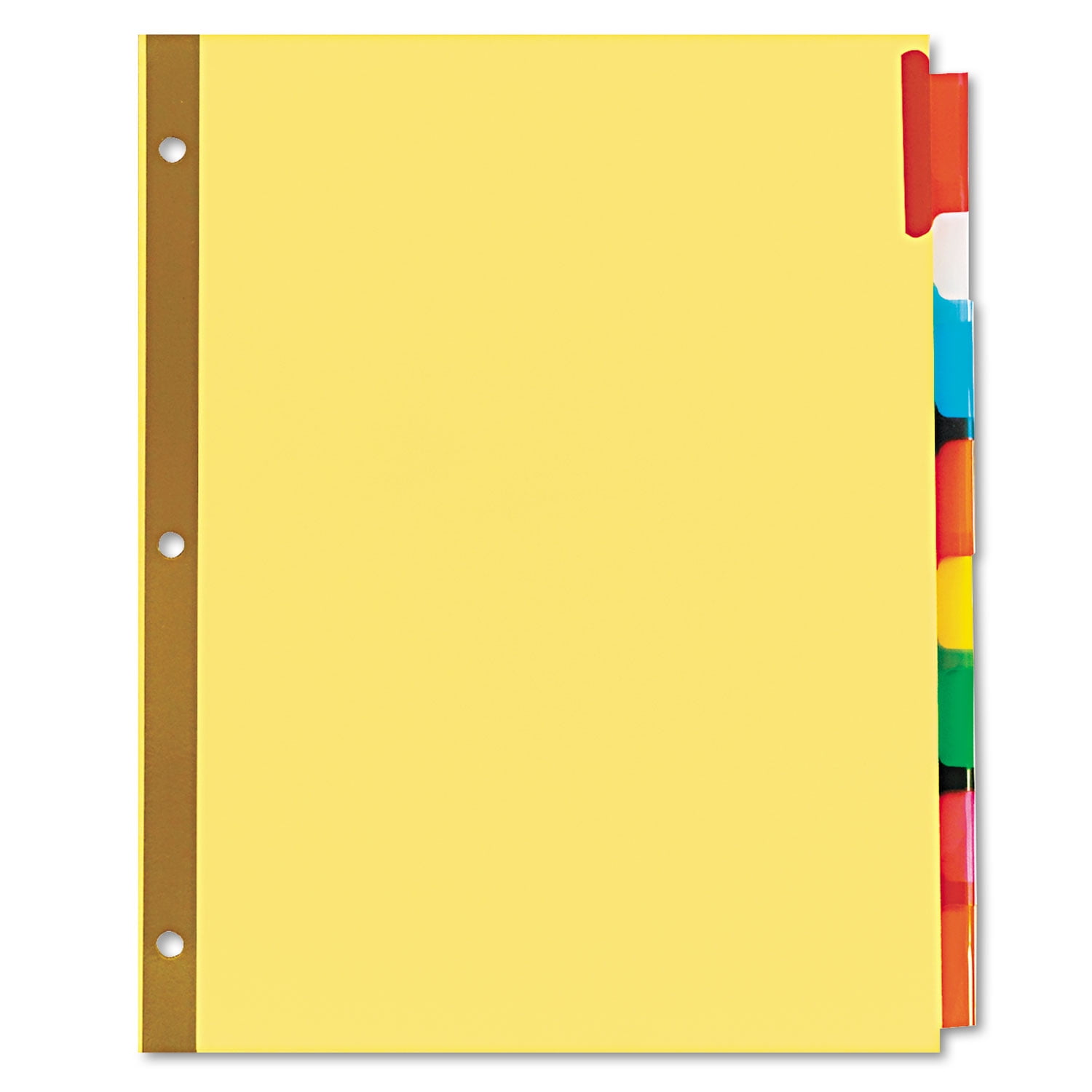 Deluxe Extended Insertable Tab Indexes, 8-Tab, 11 X 8.5, Buff, 6 Sets ...