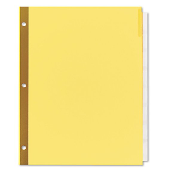 Insertable Tab Index, 8-Tab, 11 X 8.5, Buff, 6 Sets | Bundle of 5 Packs ...