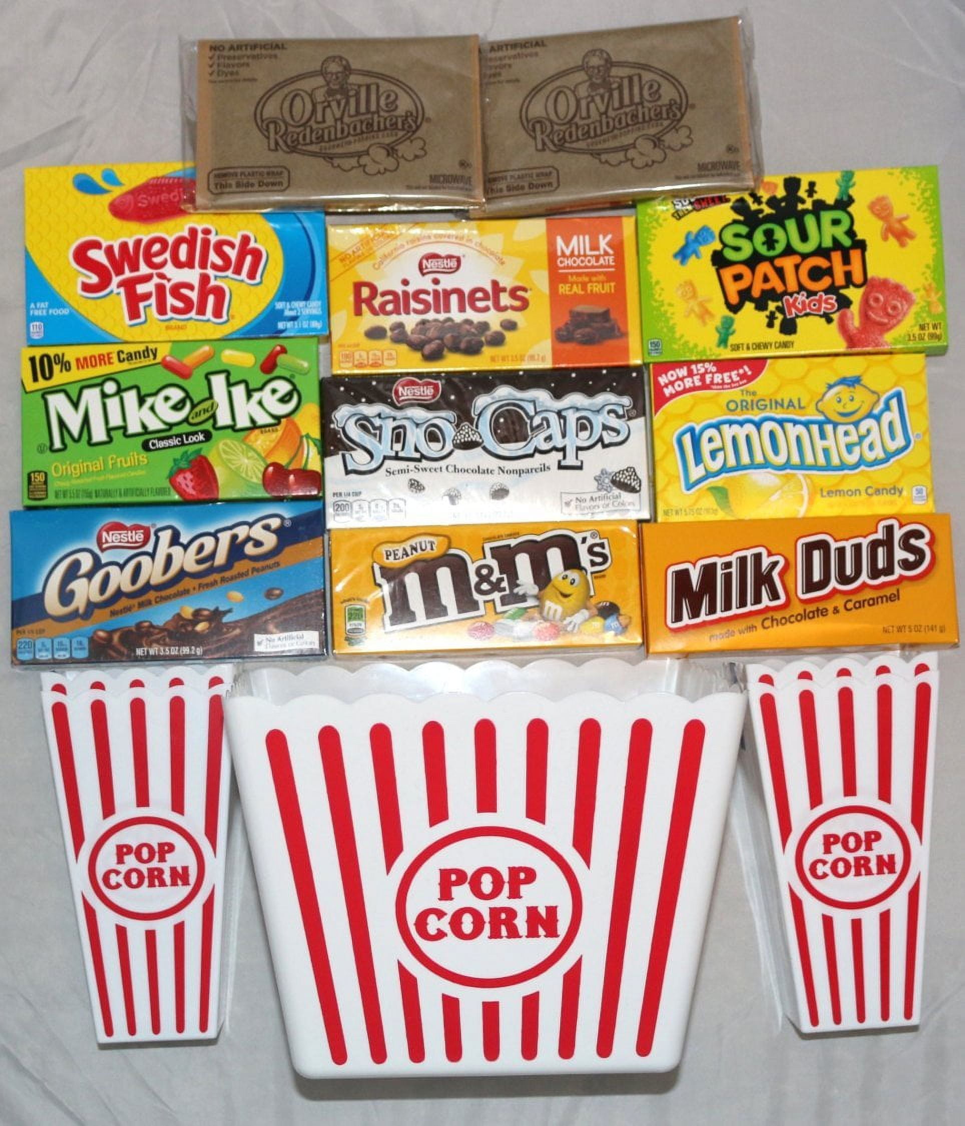 Deluxe Family Movie Night Theater Boxed Candy corn Snack Gift Bundle ...