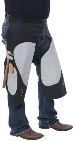 Deluxe Farrier Chaps Black - Walmart.com