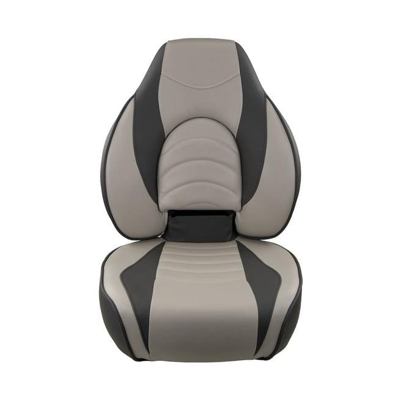 Deluxe Fish Pro High Back Seat - Charcoal & Grey - Walmart.com
