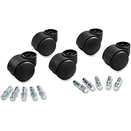 Deluxe Futura Hooded Carpet Casters, 7/16" Dia. x 7/8" Long and 3/8 ...