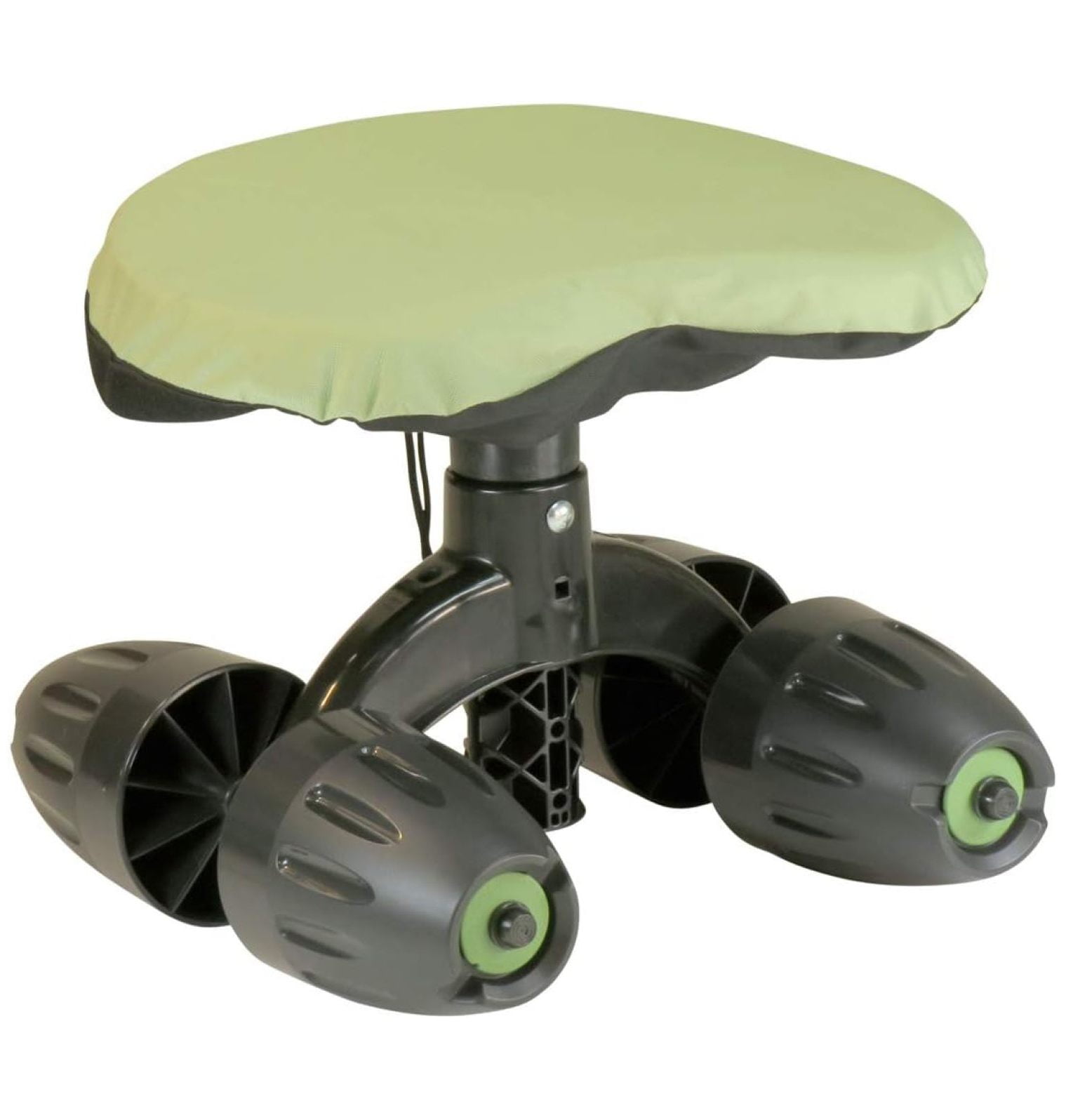 Deluxe Garden Rocker Rolling Work Seat with Comfort Cushion and ...