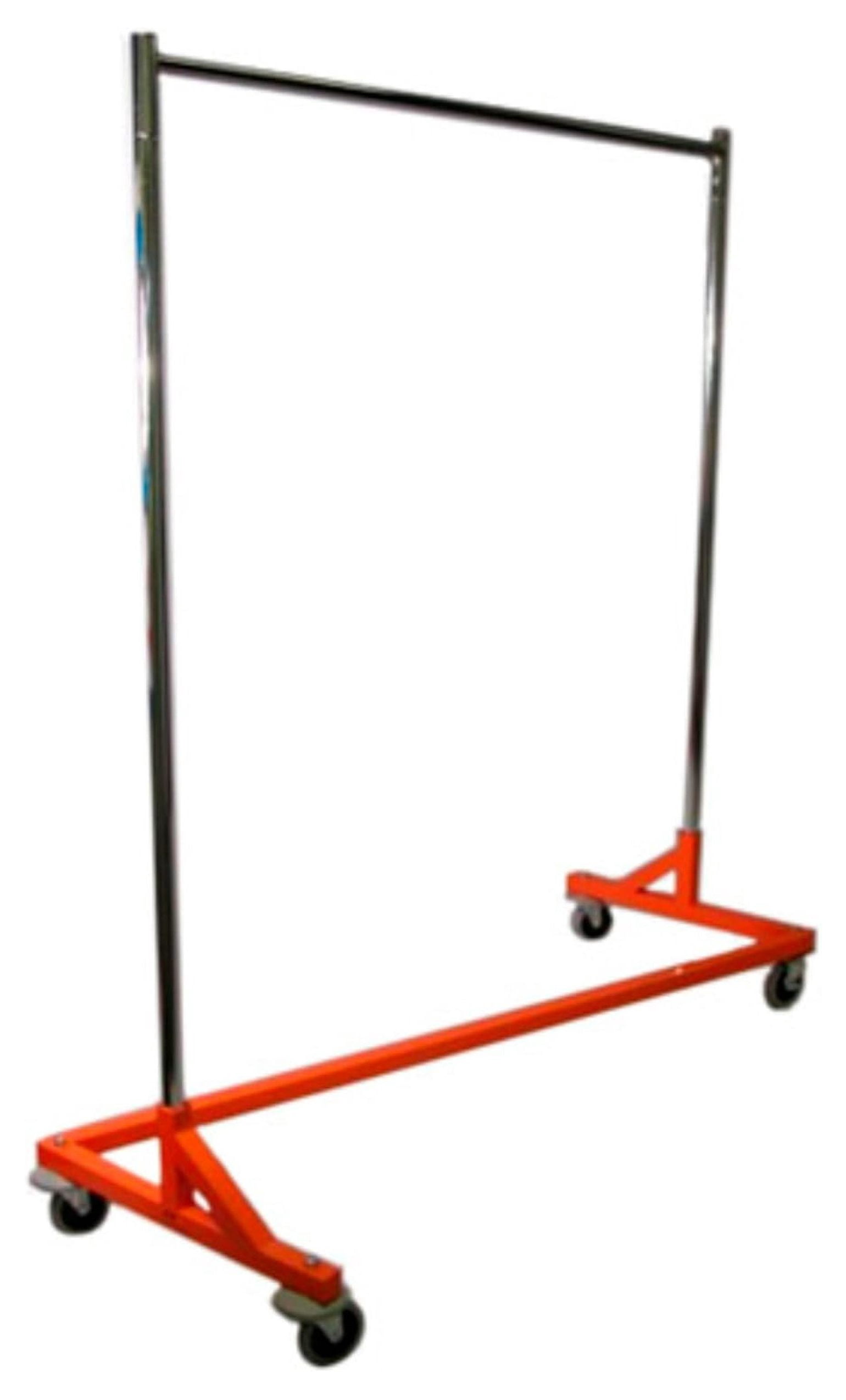 Deluxe Grade Rolling Z Rack Garment Rack with Nesting OSHA Safety ...
