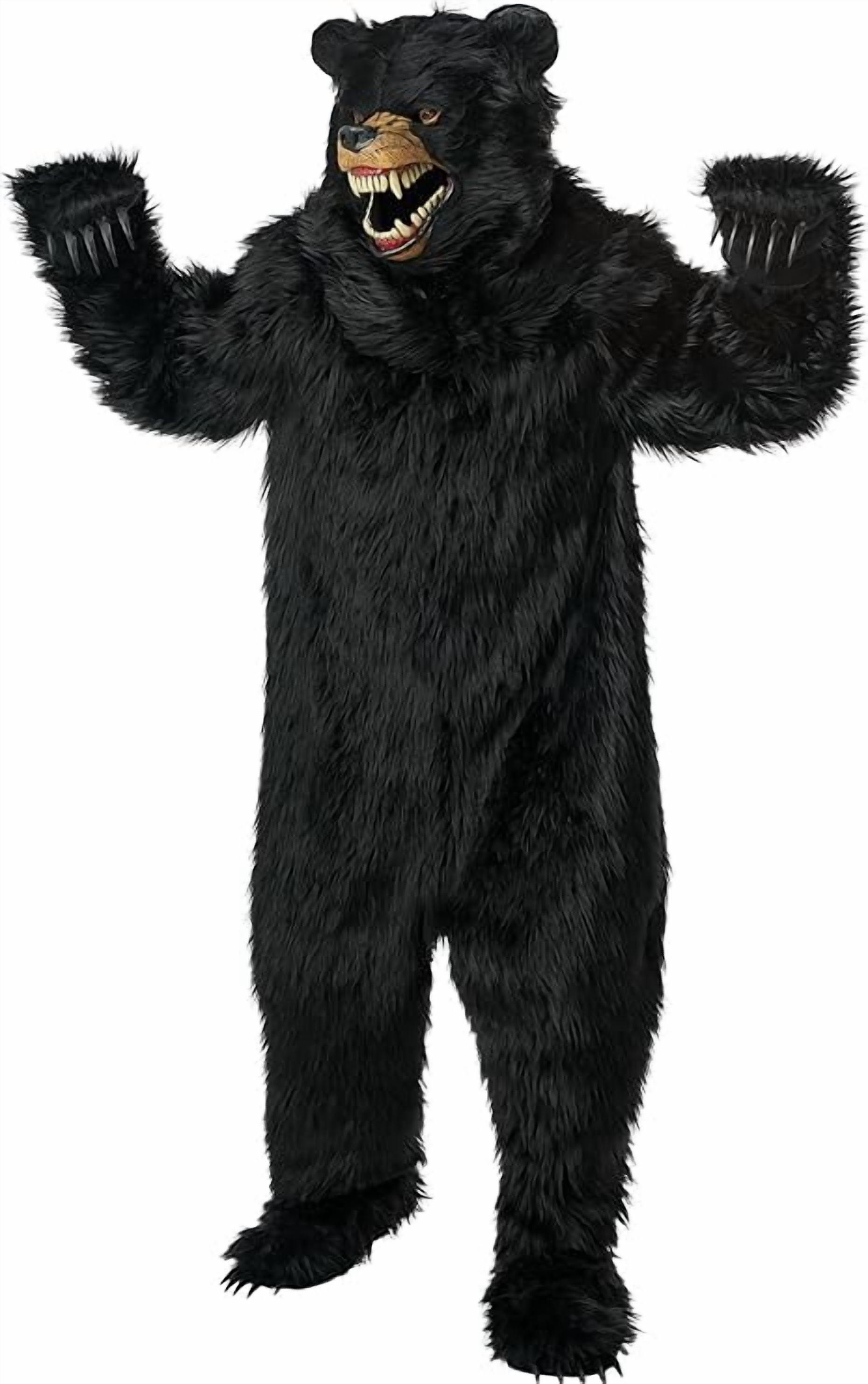 Deluxe Grizzly Bear Ani-Motion Mask Adult Costume - Walmart.com