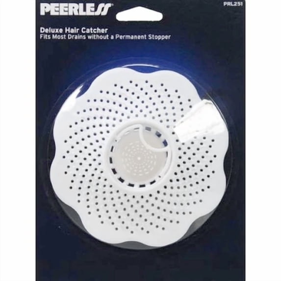 Deluxe Hair Catcher Strainer Flexible Rubber Tub Sink Drain Peerless ...
