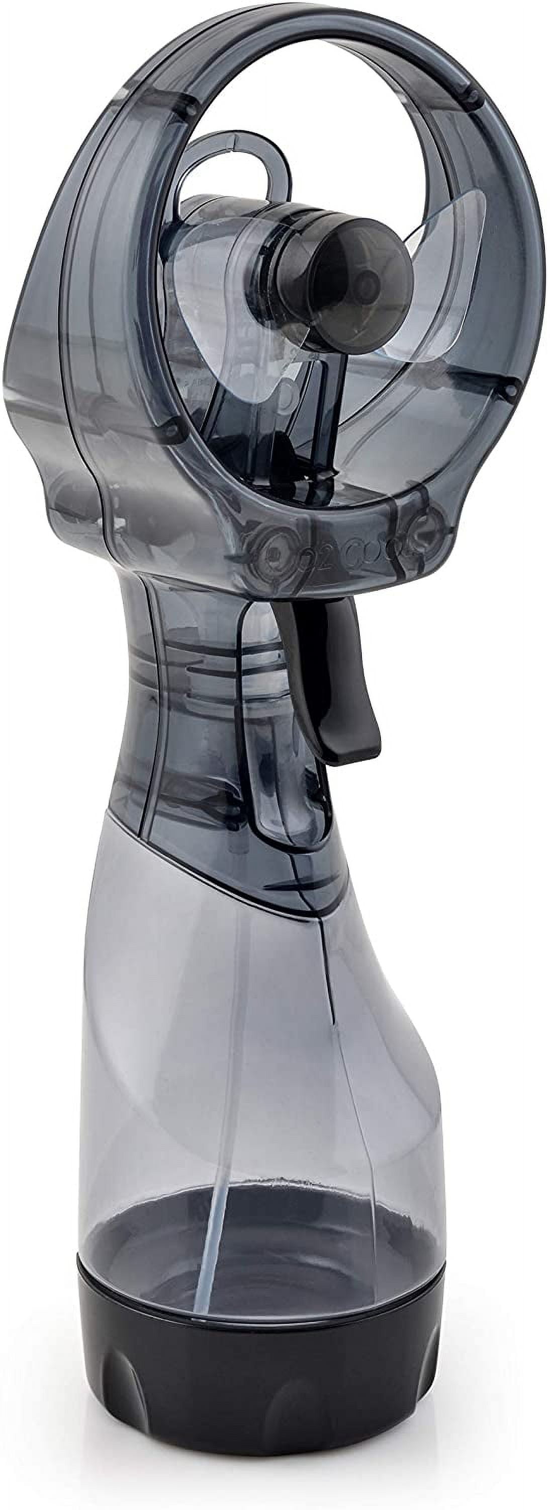 Deluxe Handheld Battery Powered Water Misting Fan (Grey) - Walmart.com
