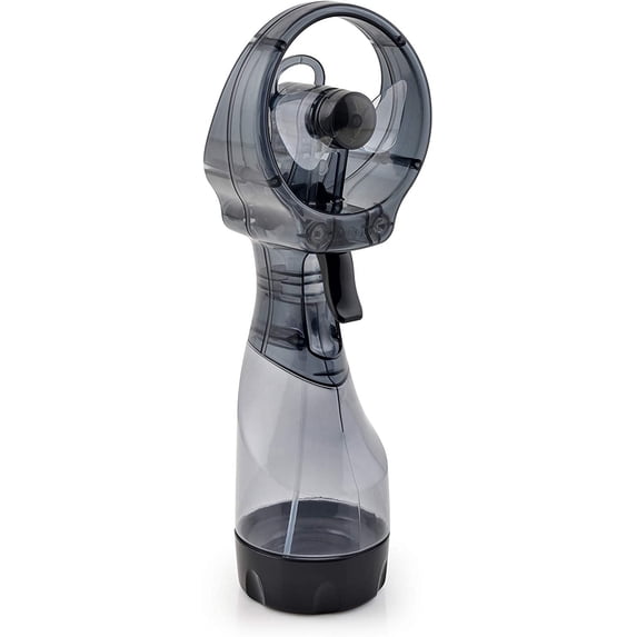 Deluxe Handheld Battery Powered Water Misting Fan (Grey) - Walmart.com