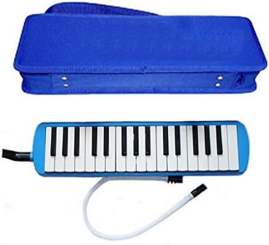 Deluxe Harris Musical Blue Melodica With Matching Blue Deluxe Case With ...