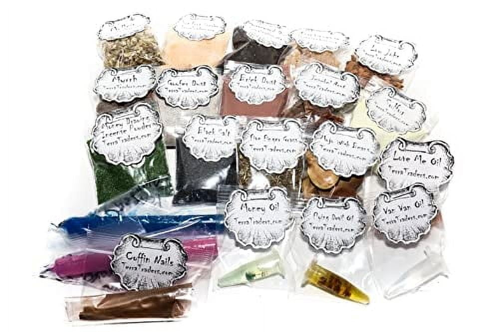 Deluxe Hoodoo Rare Herbs Rootwork Kit Conjure Witchcraft Magick Gift ...