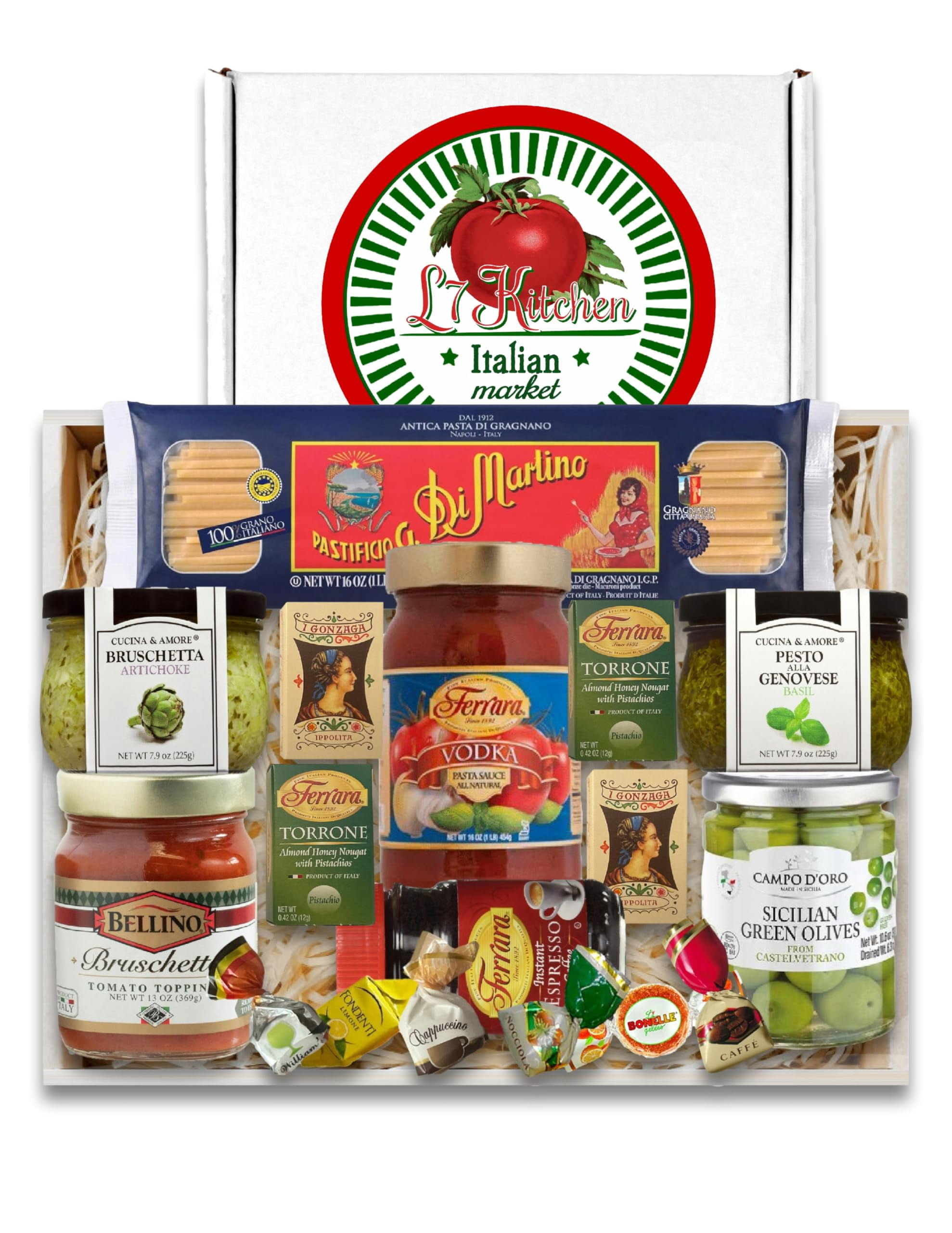 Deluxe Imported Italian Gourmet BDF32 Gift Basket - Walmart.com