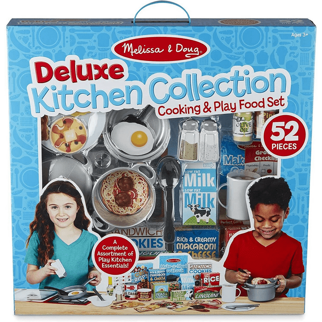 Deluxe Kitchen Collection: Cooking & Play Food Set - Walmart.com