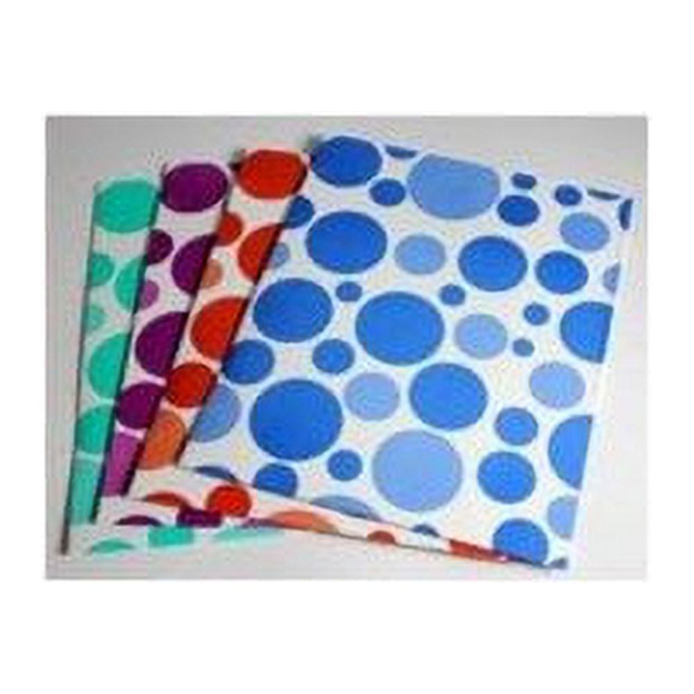 Deluxe Lamited 2 Pocket Folders - Polka Dots - 4 pack - Walmart.com