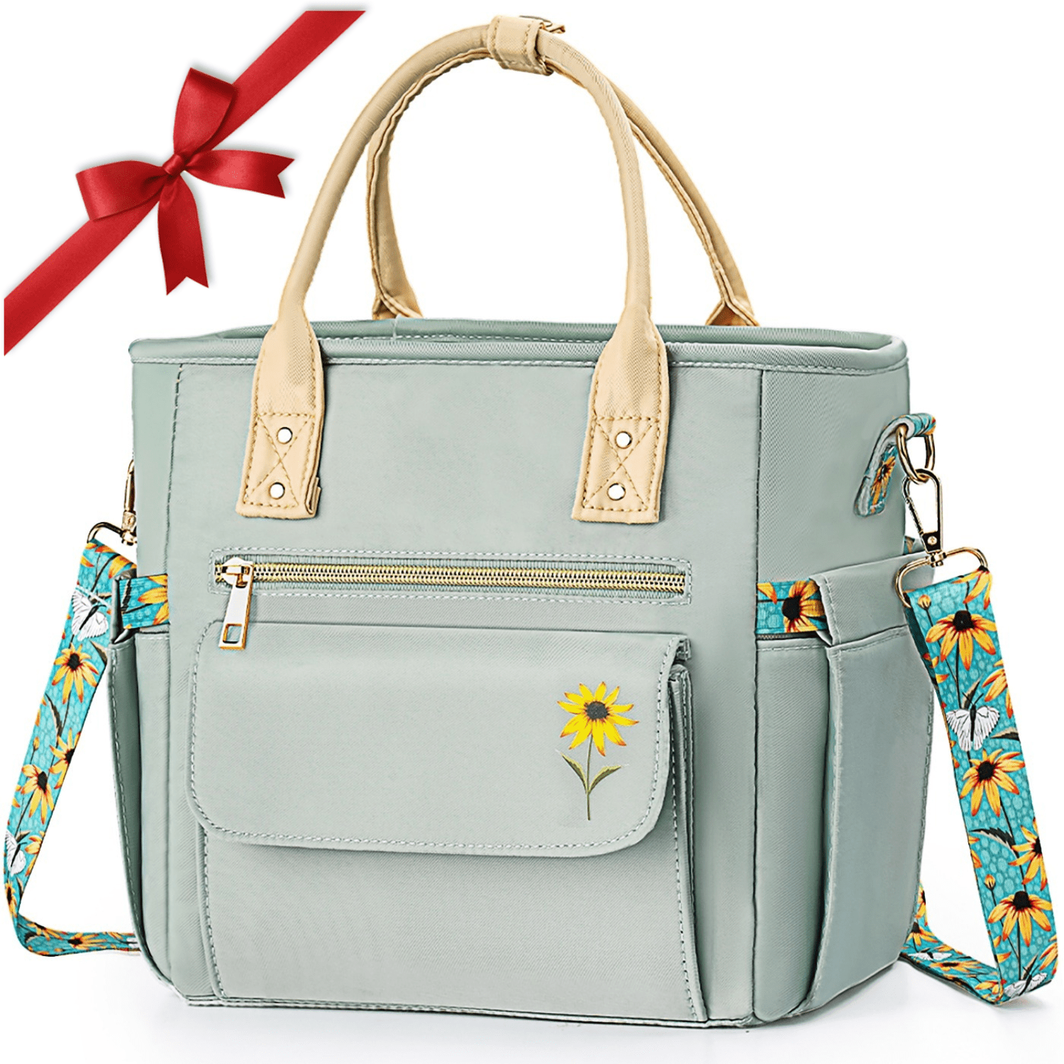 GLORIEROO Large Insulated Lunch Bag, Leakproof Cooler with Pockets ...