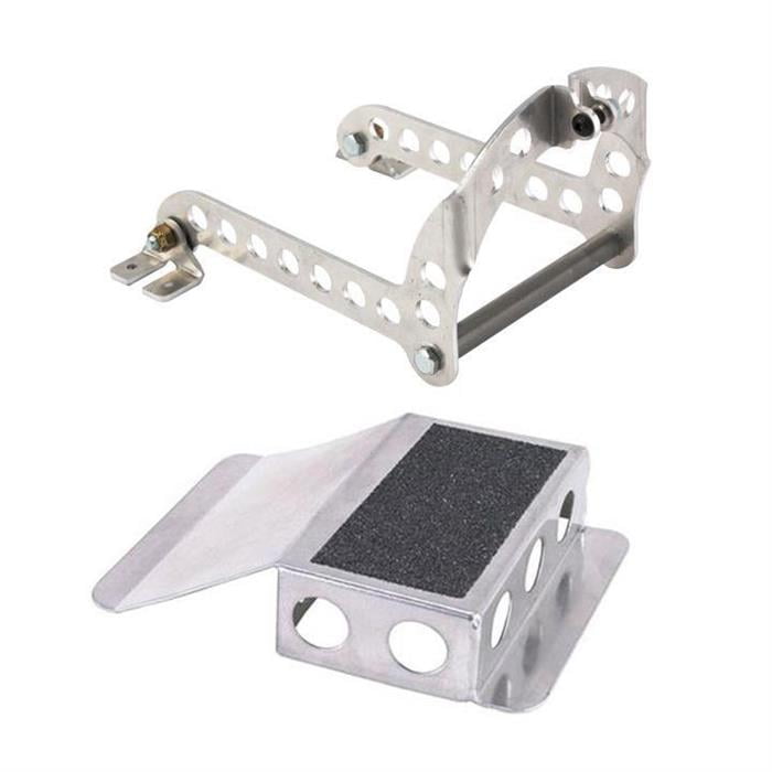 Deluxe Lightweight Sprint Car Pedal and Aluminum Heel Riser - Walmart.com