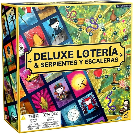 Deluxe Loteria & Serpientes Y Escaleras Traditional Mexican Board Game ...