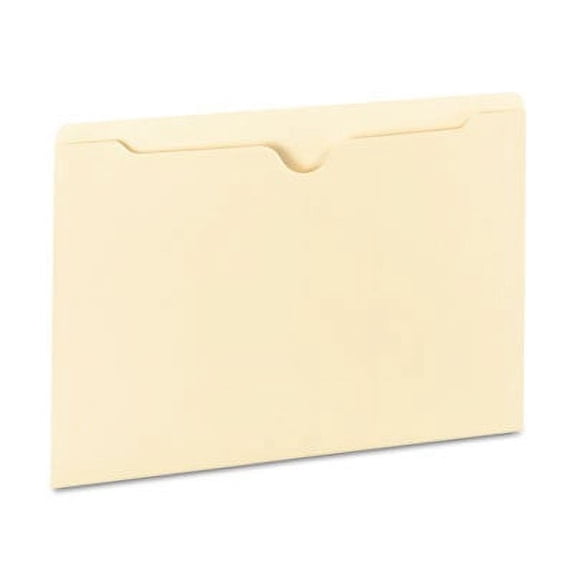 Deluxe Manila File Jackets With Reinforced Tabs, Straight Tab, Legal ...