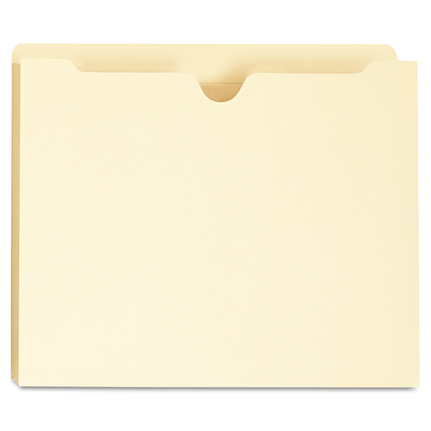 Deluxe Manila File Jackets With Reinforced Tabs, Straight Tab, Letter ...