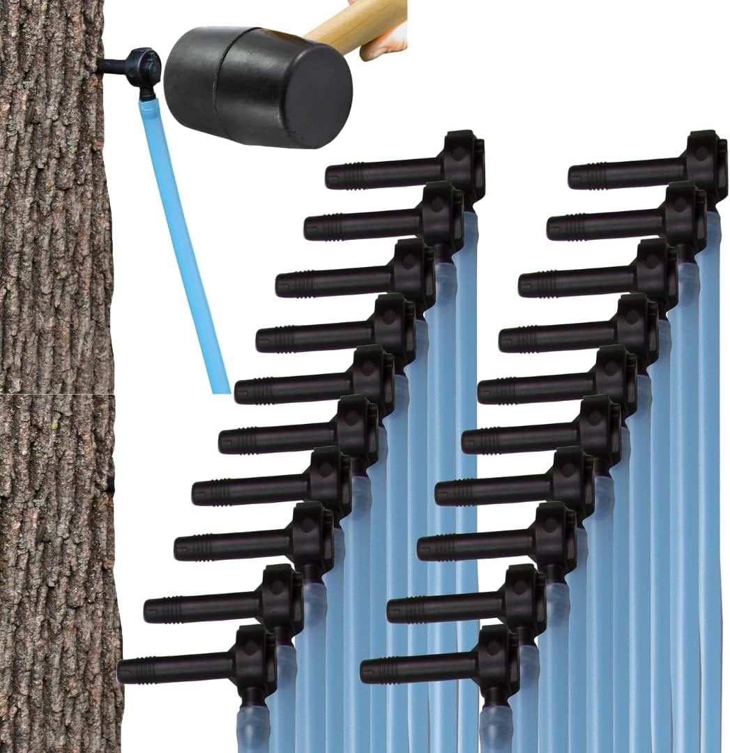 SCS Direct Deluxe Maple Syrup Tree Tapping Kit, 20 Taps, 20 Food Grade ...