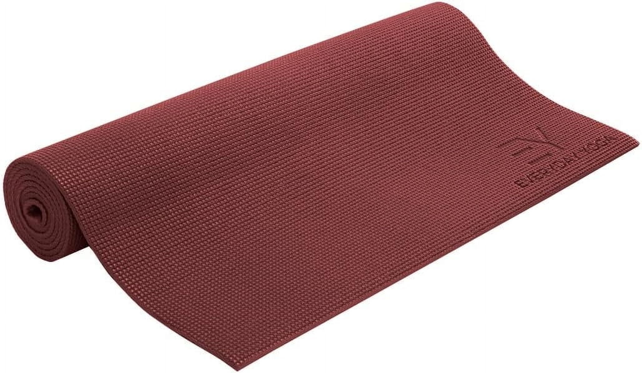 Deluxe Mat, Spacious 72"x24" Non-Slip Yoga Mat for Comfortable Home ...