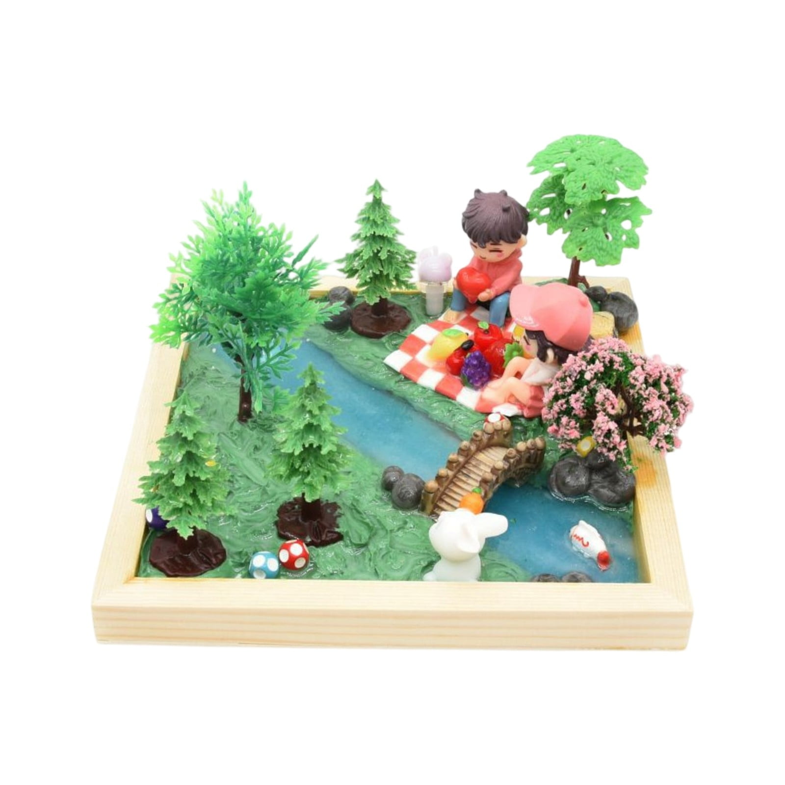 Deluxe Mermaid Beach Miniature Sandbox Kit with Accessories Imaginative ...