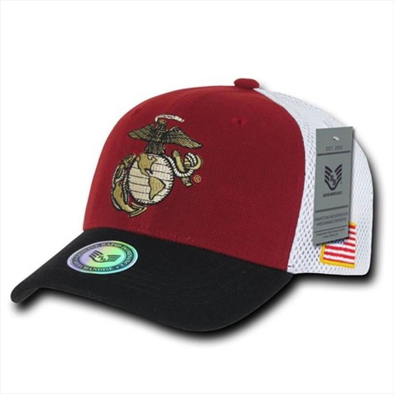 RapDom United States Marines Tri-Color Deluxe Mesh Mens Snapback Cap ...