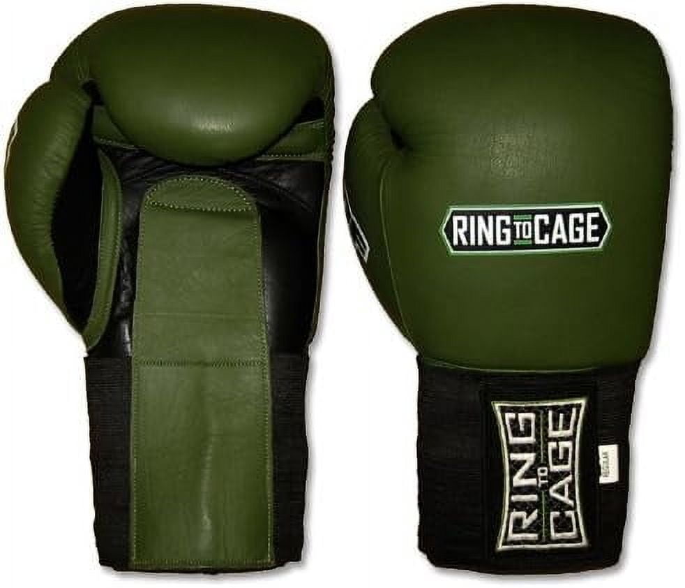 Deluxe MiM-Foam Sparring Boxing Gloves - Hook&Loop/Elastic Cuff for ...