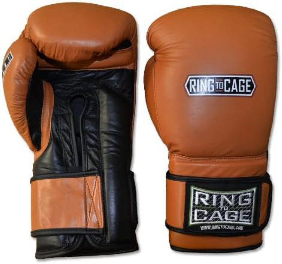 Deluxe MiM-Foam Sparring Boxing Gloves - Safety Strap for Muay Thai ...