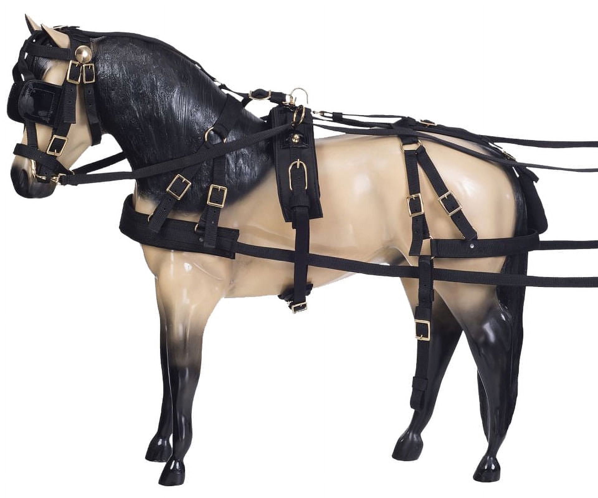 Deluxe Miniature Nylon Driving Harness, Black - Walmart.com