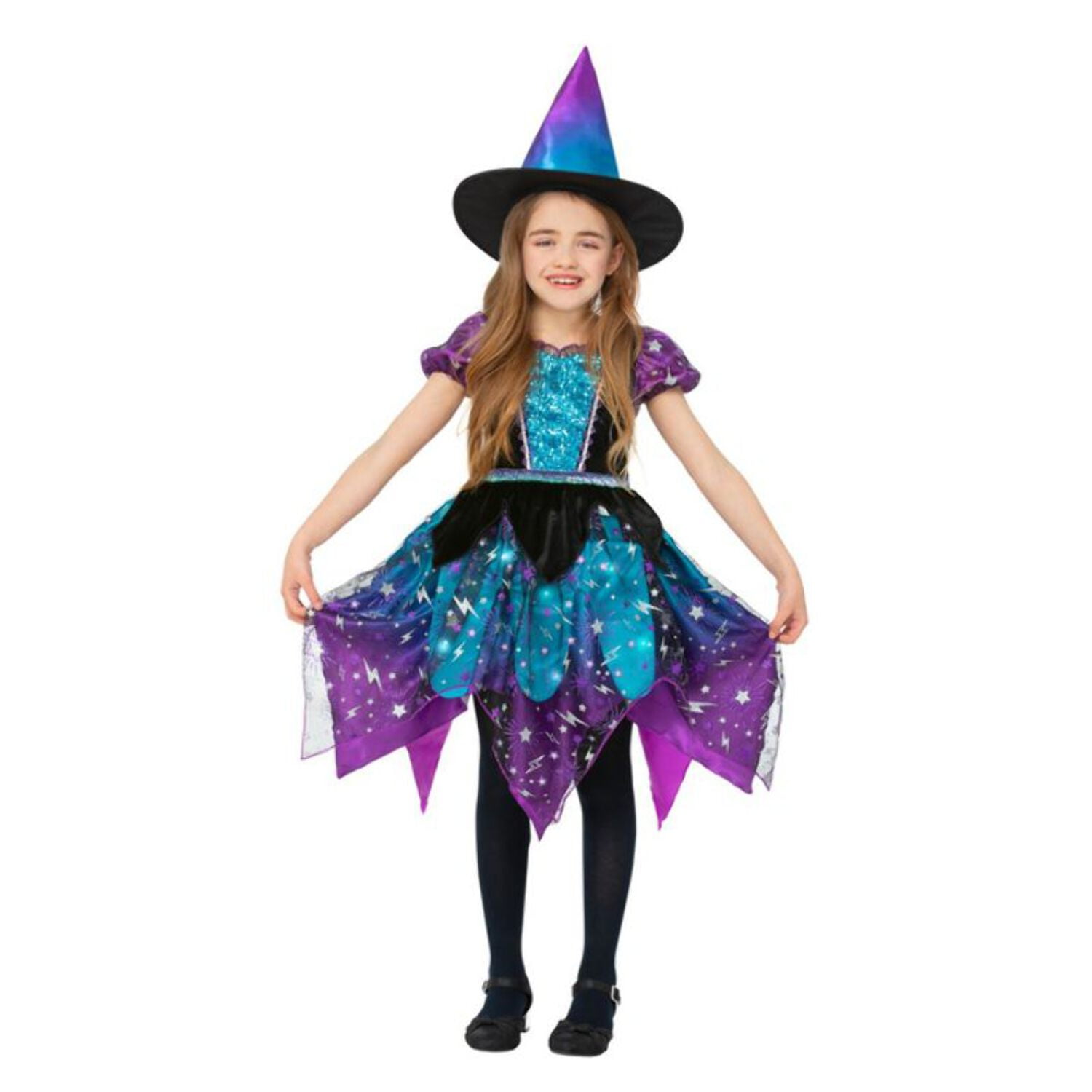 Smiffys Girls Moon & Stars Witch Child Costume Large Female - Walmart.com
