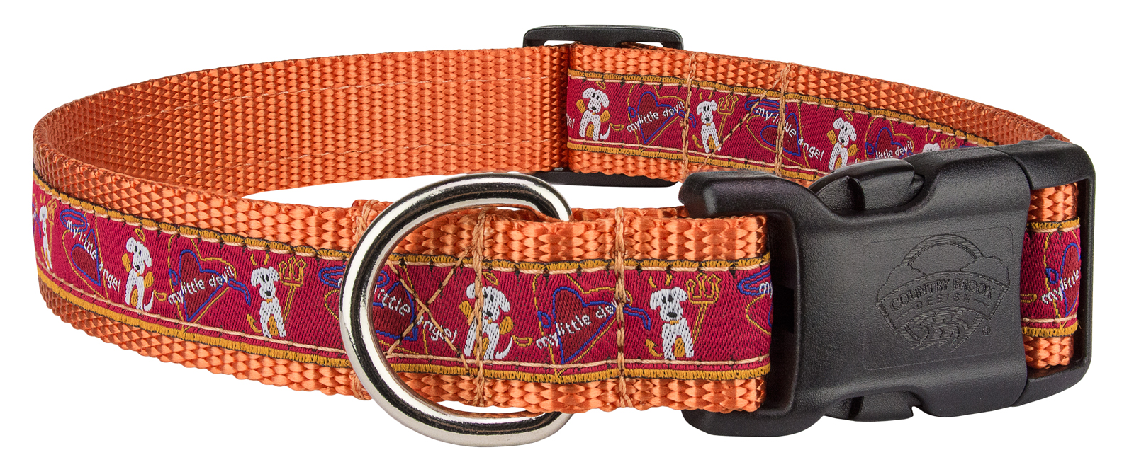 Country Brook Petz® Deluxe My Little Angel/Devil Woven Ribbon Dog ...