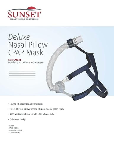 Deluxe Nasal Pillow CPAP Mask - Walmart.com