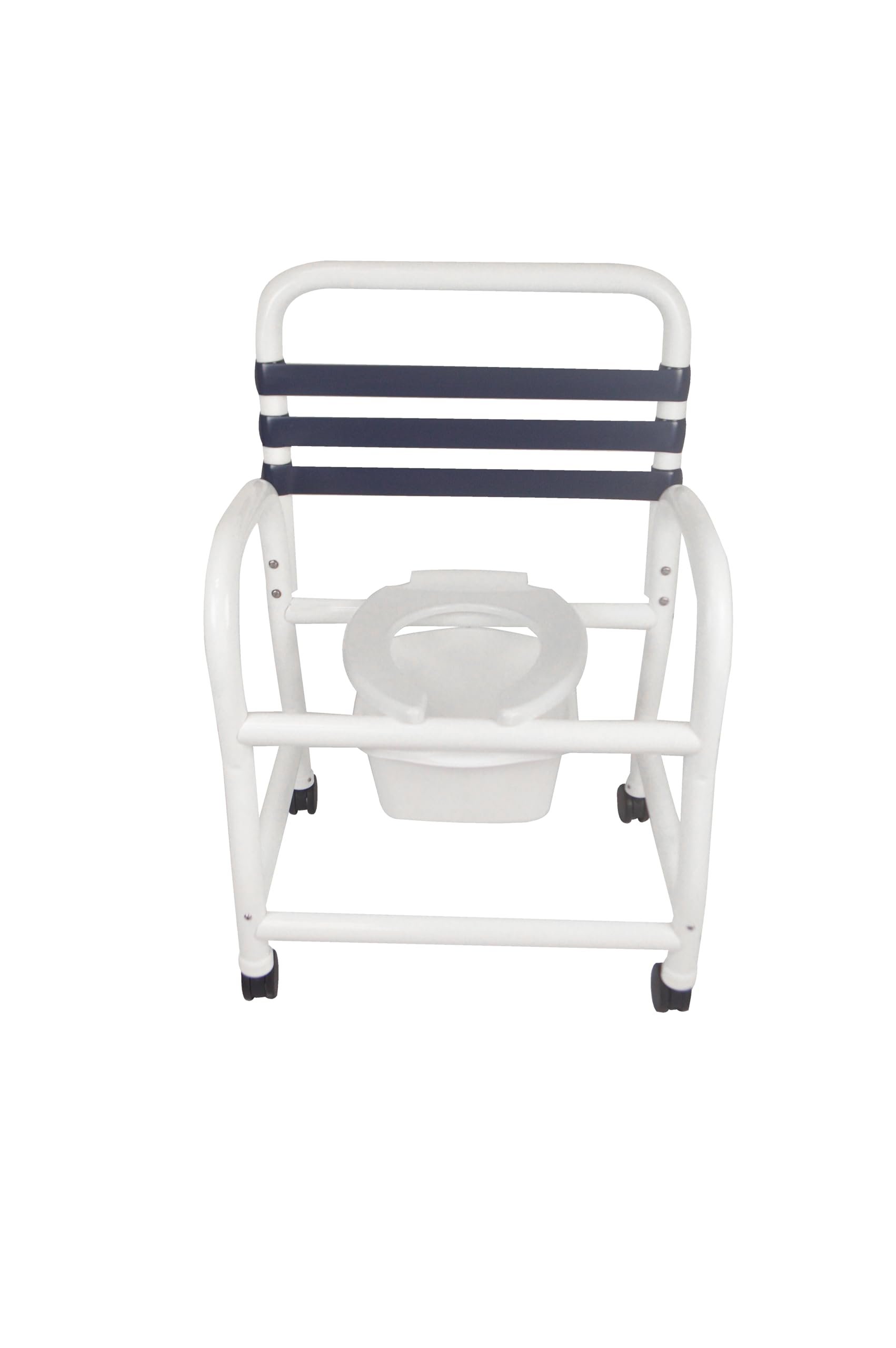 Deluxe New Era Patented Shower Commode Chair, 22" Internal Width, Open ...