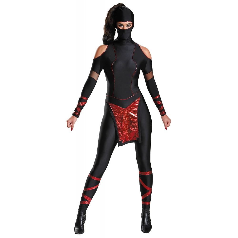 Deluxe Ninja Female Bodysuit Adult Costume - Medium - Walmart.com