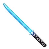 Deluxe Ninja LED Light up Sword with Motion Activated Clanging Sounds ...