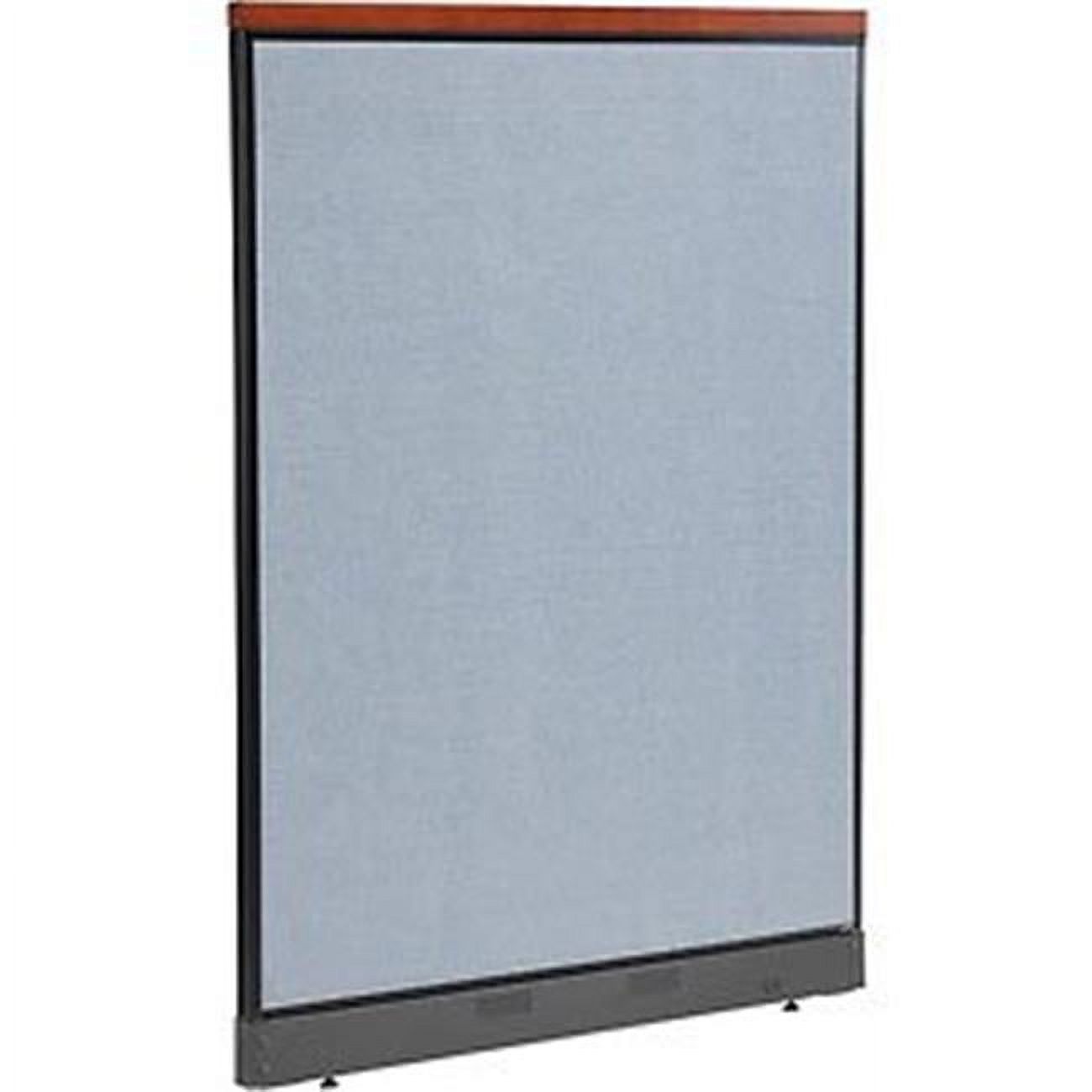 Deluxe Non-Electric Office Partition Panel with Raceway - Blue - 48.25 ...