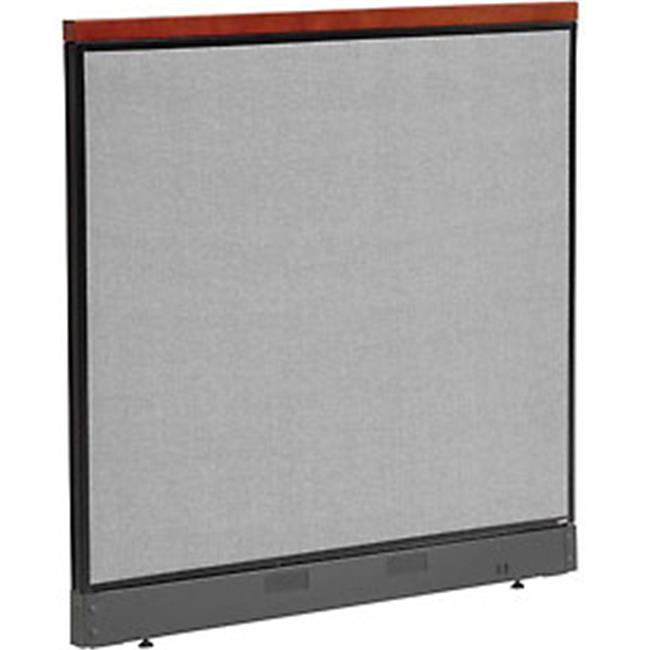 Deluxe Non-Electric Office Partition Panel with Raceway - Gray ...