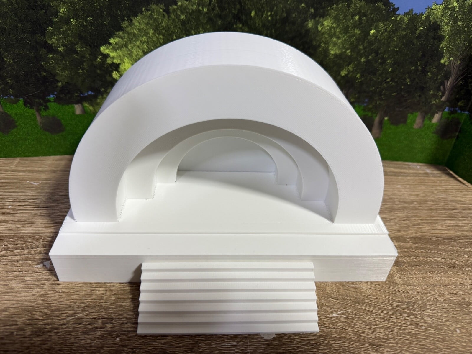 Deluxe O Scale Bandshell Outdoor Stage for Train Layouts Bandstand ...