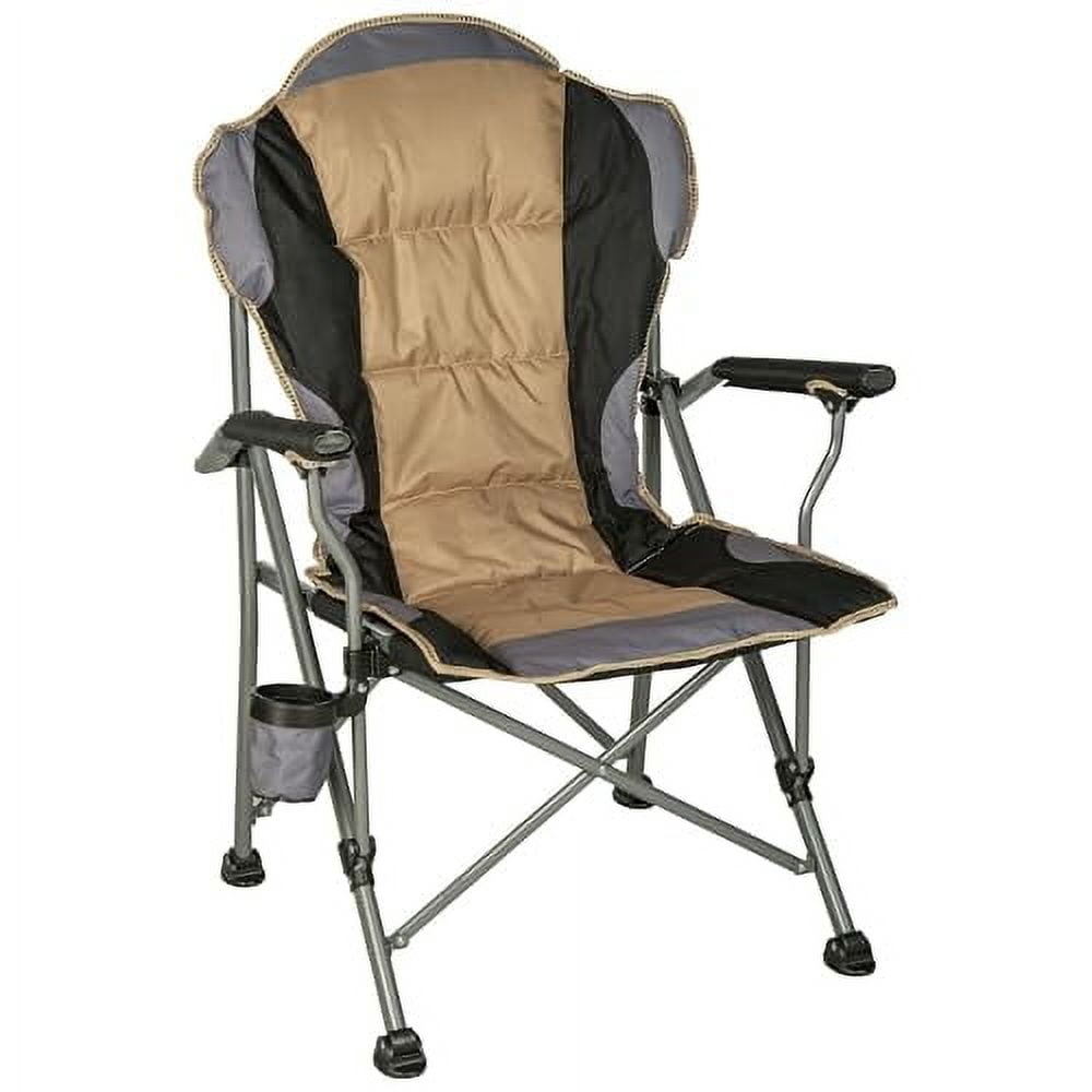 Deluxe Padded Quad Chair - Foldable and Portable Outdoor Camping Chair ...