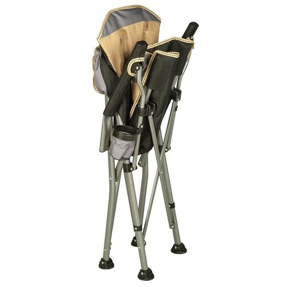 Deluxe Padded Quad Chair - Foldable and Portable Outdoor Camping Chair ...