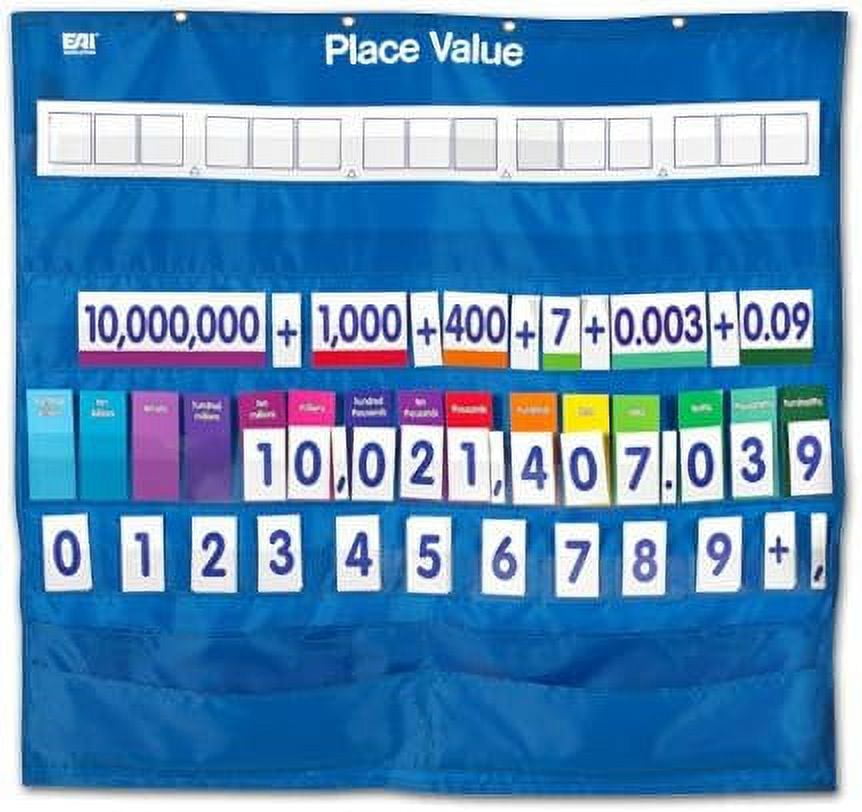 Deluxe Place Value Pocket Chart - Walmart.com