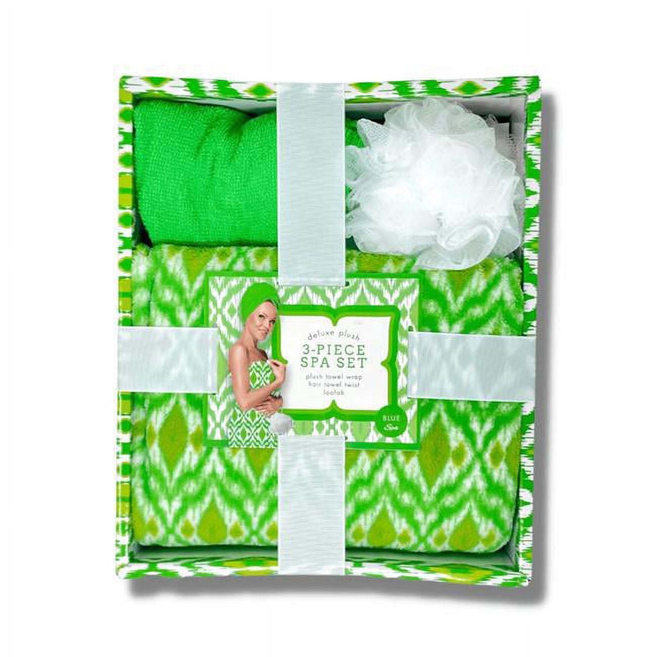 Deluxe Plush 3-Piece Bathroom Gift Box Spa Set - Walmart.com